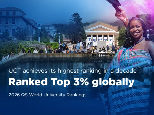 UCT achieves its highest ranking in a decade – now in the top 3% ...